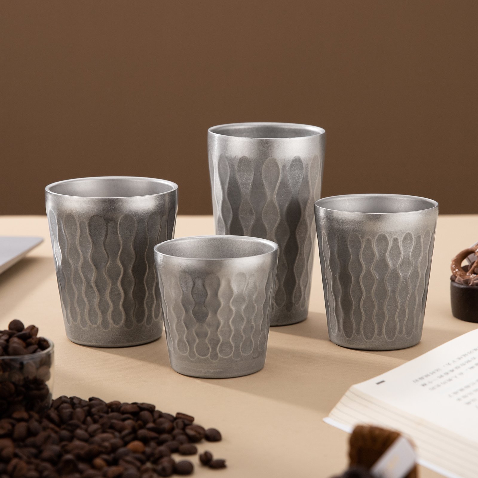 Snowflake Series-Double Layers Fire Cup - Chenfan Stainless Steel